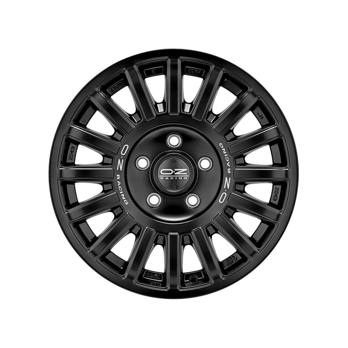 Cerchio in lega Rally Raid OZ 17×8 ET 37 Nero opaco | 4WDItalia