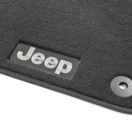 Tappetini in moquette anteriori e posteriori Mopar per Jeep Wrangler ...